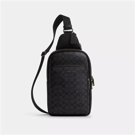 Coach Ethan Pack In Black Lyst