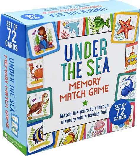 Under The Sea Memory Match Game Pinetree Innovations
