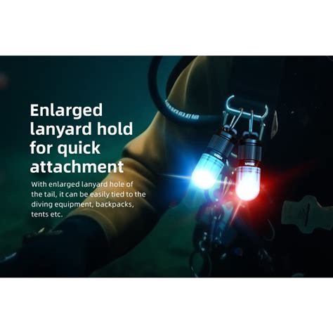 Xtar Sd1 Mini Diving Beacon Light 4 Colours In 1 Torch Depot