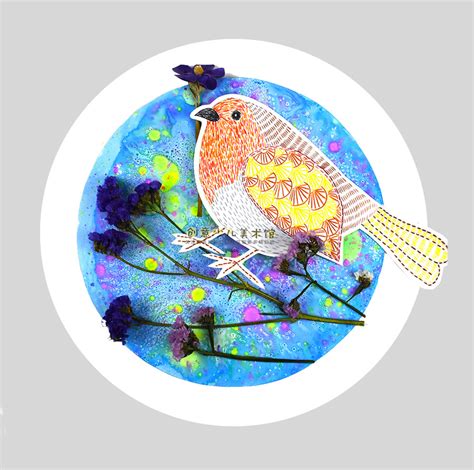 鸟创意儿童画 堆糖，美图壁纸兴趣社区