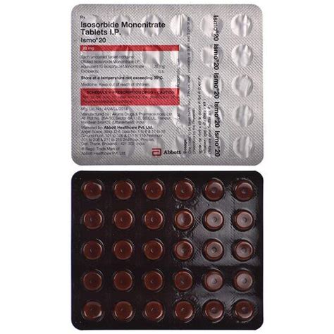 Ismo 20 Tablet General Medicines General Medicines At Best Price In