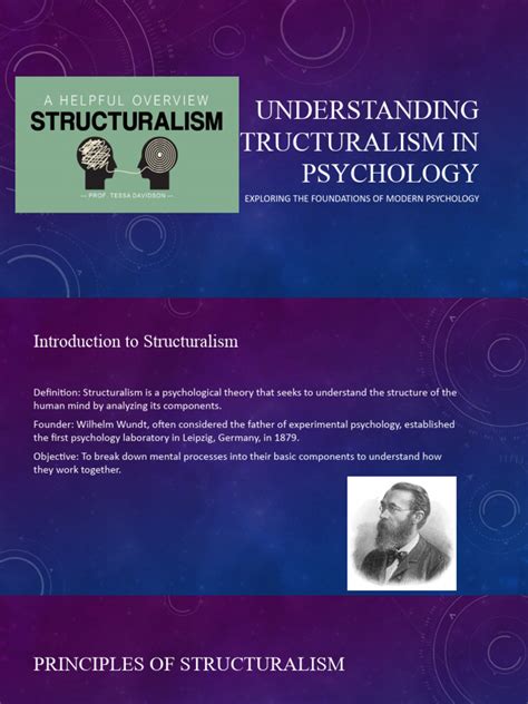 Understanding Structuralism In Psychology 3 Download Free Pdf