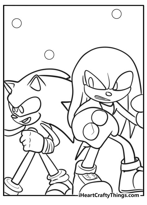 23 Knuckles Coloring Pages 100 Free To Print