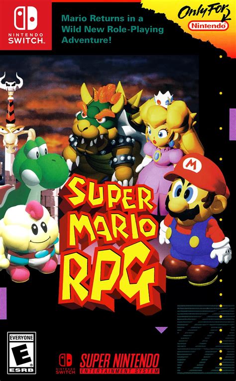 Super Mario Rpg Switch X Snessuper Famicom Box Fronts R