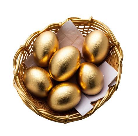 Cute Easter Eggs Isolated 21665719 Png
