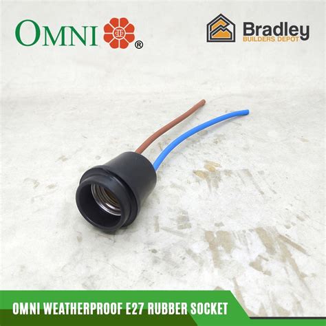 Omni Weatherproof E27 Rubber Socket W 2 Wires Shopee Philippines