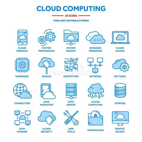 Cloud Computing Internet Technology Online Services Data Information Security Connection