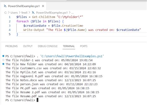 How To Get File Creation Date In Powershell