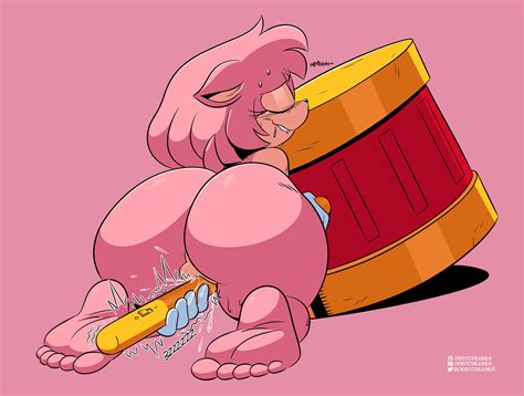 Rule 34 Amy Rose Ass Barefoot Biting Lip Bubble Butt Closed Eyes