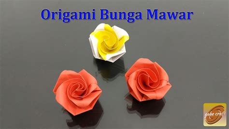 Contoh Origami Bunga Membuat Bunga Cantik Dari Kertas Easy Origami