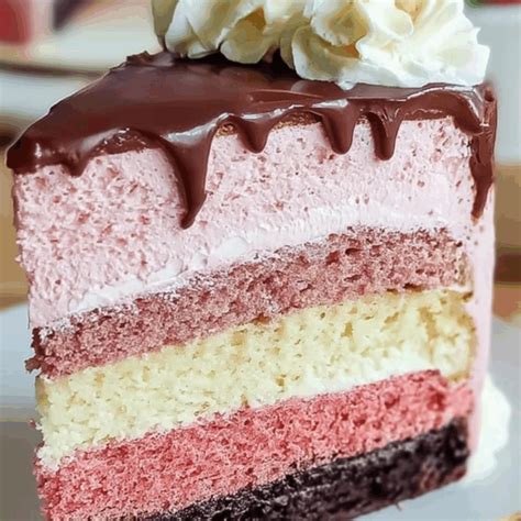 Indulge In Decadent Neapolitan Cake Perfect For Any Celebration