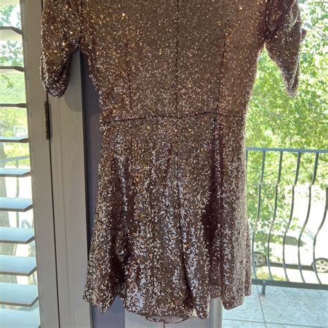 Pink Sequin Romper Super Cute For New Years Has A Depop