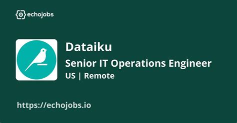 Dataiku Is Hiring Senior It Operations Engineer Enterprise Systems