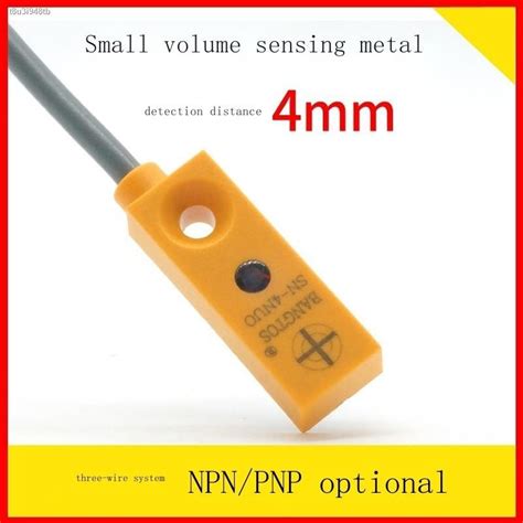 Cod Bontos Proximity Switch Three Wire 24v Miniature Metal Inductive Npn Pnp Inductive Sensor Sn