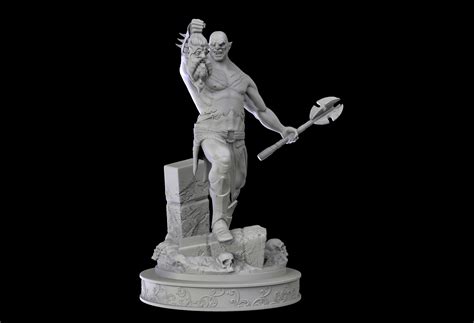 3d File Azog Decaptation Of King Thror Update 2023 🤴 ・3d Printing Model To Download・cults