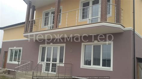 Перила из нержавейки для балкона, ограждение для балкона