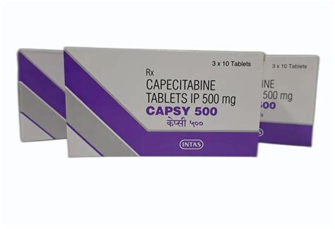 Capsy 500 Capecitabine Tablets Ip 500mg At ₹ 440stripe