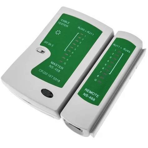 LED RJ LAN Cable Tester Handheld Network Cable For Industrial Model Name Number Ns At