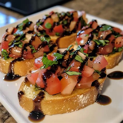 Bruschetta With Balsamic Glaze A Flavor Explosion Awaits