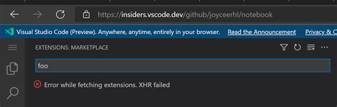 More Friendly Error Messages When Offline · Issue 141762 · Microsoftvscode · Github