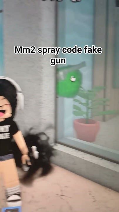 Spray Can Code Mm2 Shorts Roblox Mimithefrogge Youtube