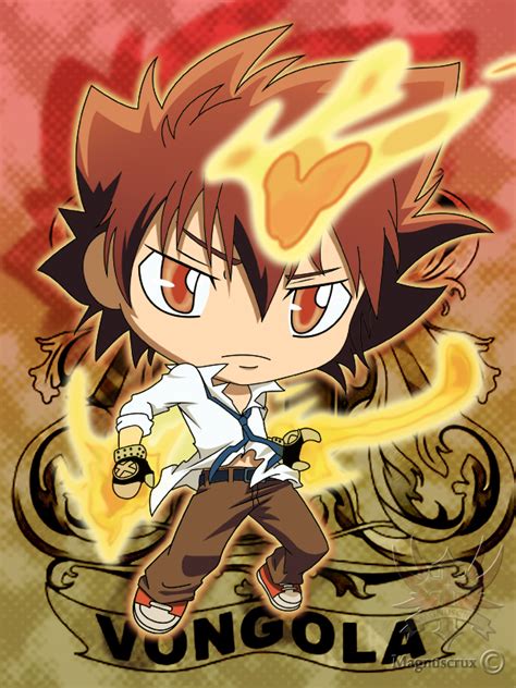 Chibi Tsuna Hyper Dying Will Mode By Magnuscrux On Deviantart