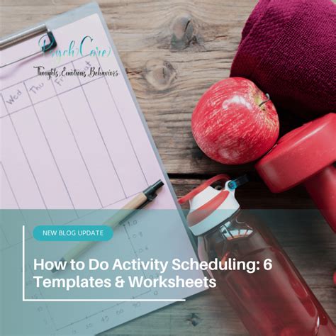 Activity Scheduling Psychcare