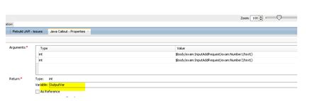 adding two integers in oracle service bus osb 12c using java method