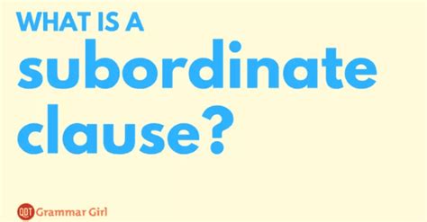 What Is A Subordinate Clause Ks2 Bbc Bitesize At Armando Mendoza Blog