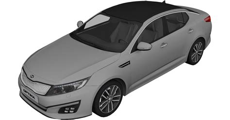Kia Optima 3d Model 2014 3d Cad Browser
