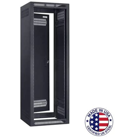 Lowell Ler 3527 35ru Enclosed Rack W Rear Door 27 Inch Deep