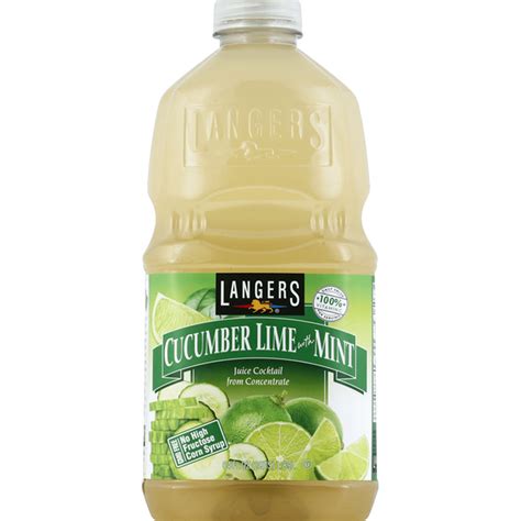 Langers Juice Cocktail Cucumber Lime With Mint 64 Fl Oz Delivery Or