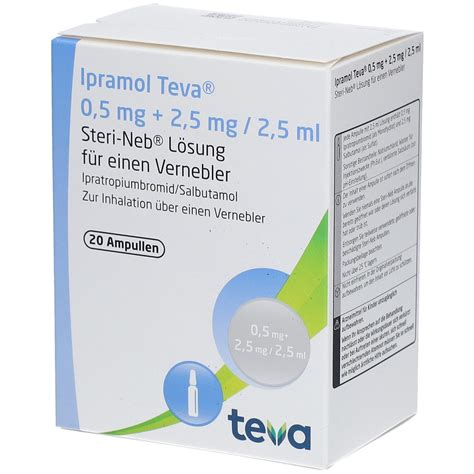 Ipramol Teva® 05 Mg 25 Mg25 Ml 20 St Mit Dem E Rezept Kaufen Shop Apotheke