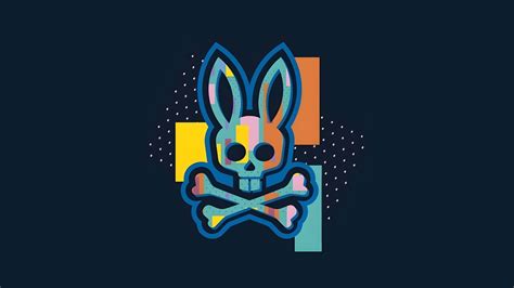 Download Psycho Bunny Logo Design Wallpaper
