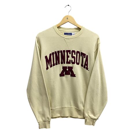 Vintage University Minnesota Yellow Sweatshirt Small Minnesota Crewneck