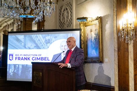 Gimbel Honored With Big Pi Award Pi Lambda Phi Fraternity