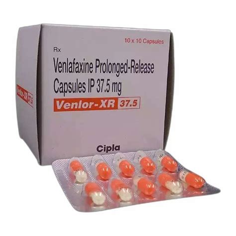 Venlafaxine 375mg Xr Capsule At ₹ 68strip Effexor In Anjangaon Id