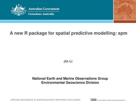 Pdf A New R Package For Spatial Predictive Modelling Spm