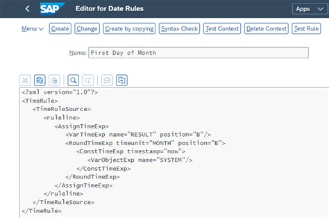 How To Create XML Date Rules For Service Contracts SAP Community