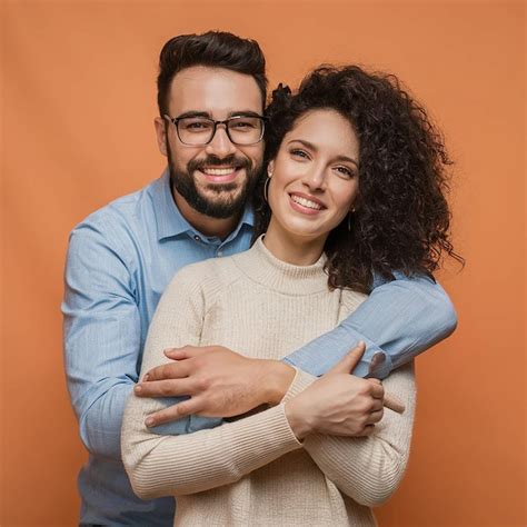 Premium Photo A Man And Woman Pose For A Picture With A Knife