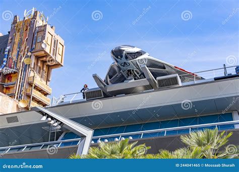 Avengers Campus At Disney Adventure Park In California Editorial Image