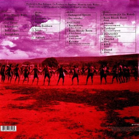 Sepultura Roots Limited Expanded Version Remastered Gatefold 18