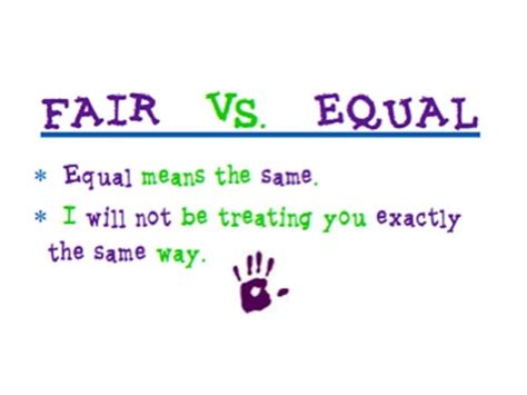 Fair Vs Equal Pptx