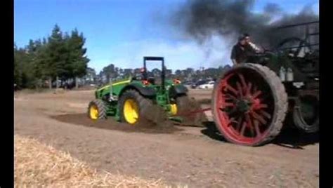 John Deere Traktorius Prieš 1800 ūjų Garo Traktorų Trumpi Geri Video Shortlt Shortlt