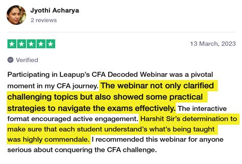 Cfa Decoded Leapup Edutech