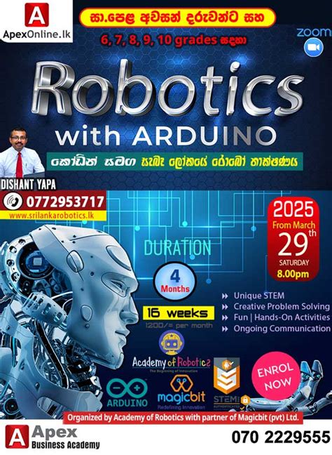 Ol Arduino With Robotics2 Sri Lanka Robotics Education