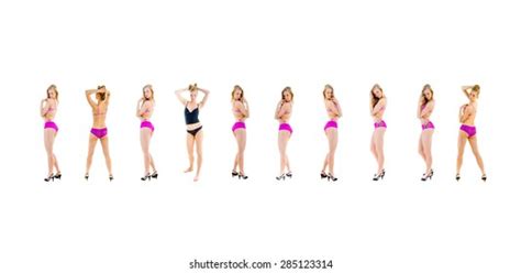 Naked Disco Many Same Nude Stock Photo Shutterstock