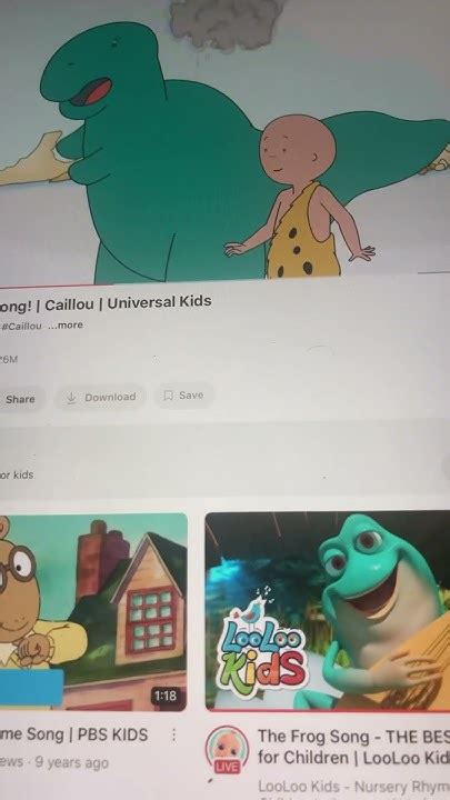 Homemade Intros Caillou Youtube