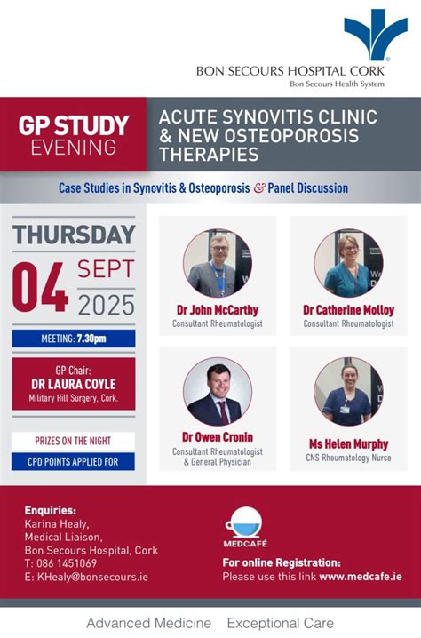 Gp Study Evening Acute Synovitis Management And Innovative Osteoporosis