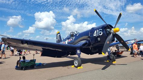 First Time Seeing An F4u Corsair In Person Got To See It Fly As Well